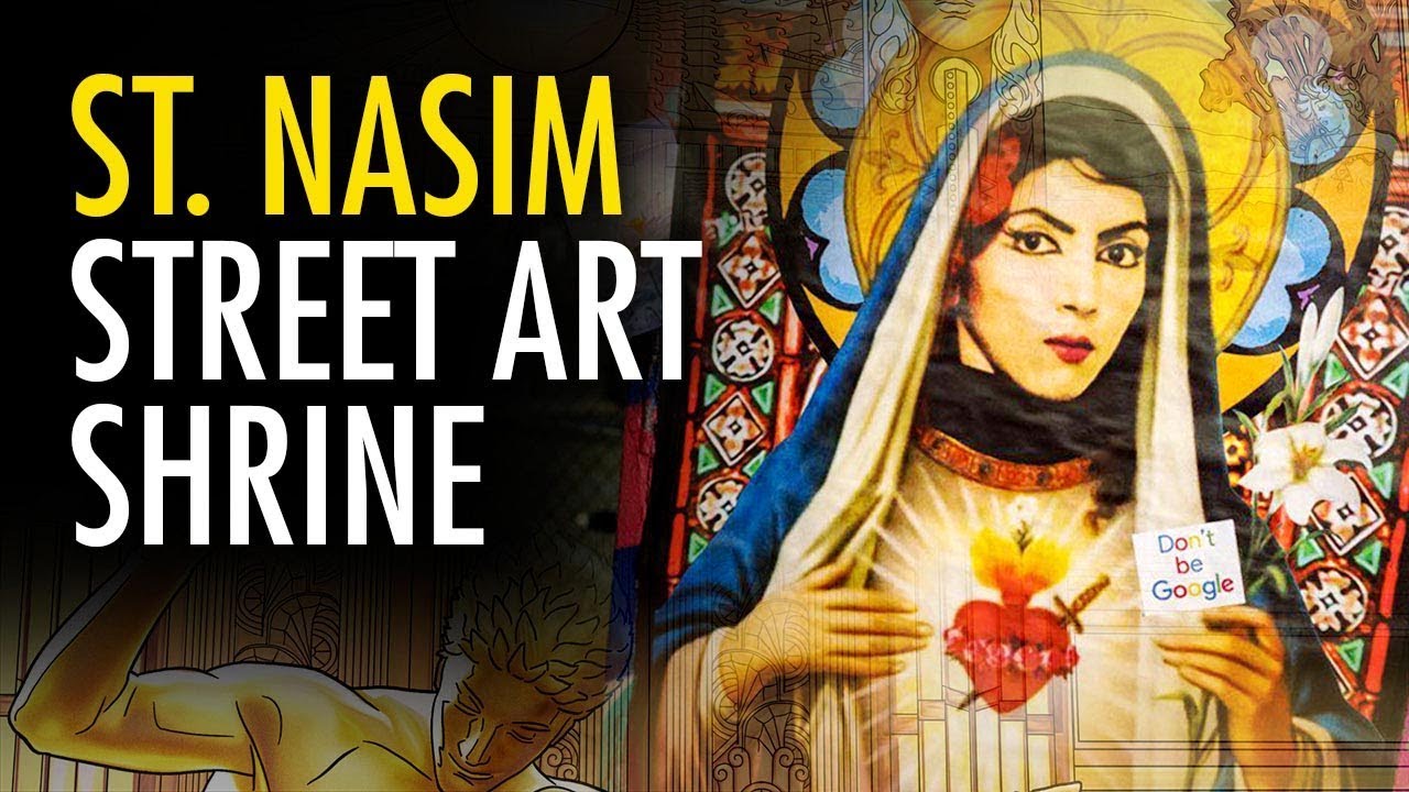 Martina Markota: “Saint Nasim” Posters Appear Outside YouTube HQ - YouTube