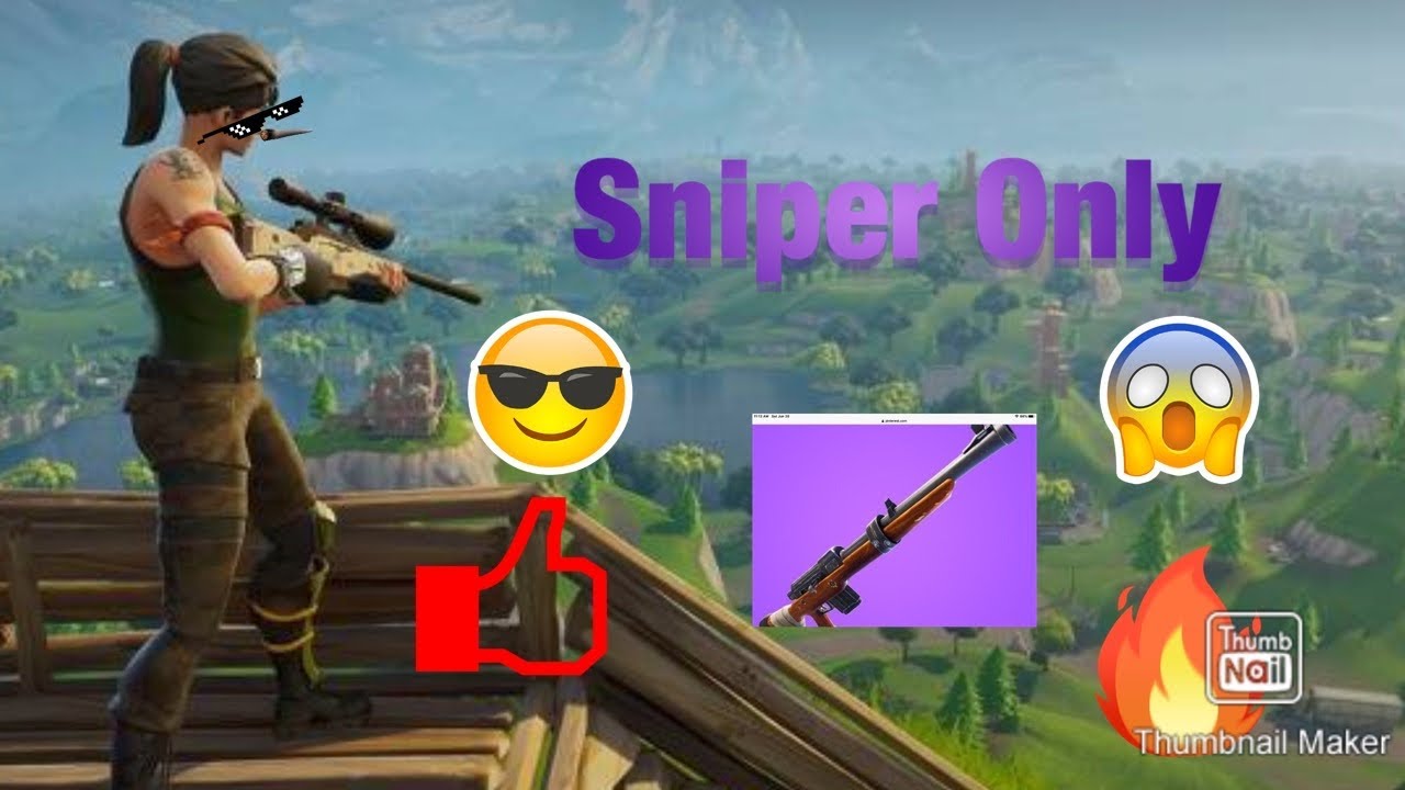 Only Sniper Challenge From The Best Sniper In Repeat - YouTube
