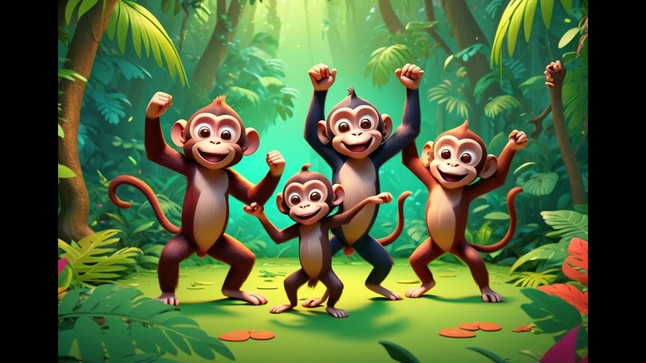 Monkeying Around Song! Fun Songs For Children - YouTube