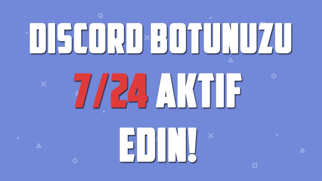 DİSCORD BOTUNU GLİTCH'DEN SORUNSUZ OLARAK 7/24 AKTİF HALE GETİRİN ...