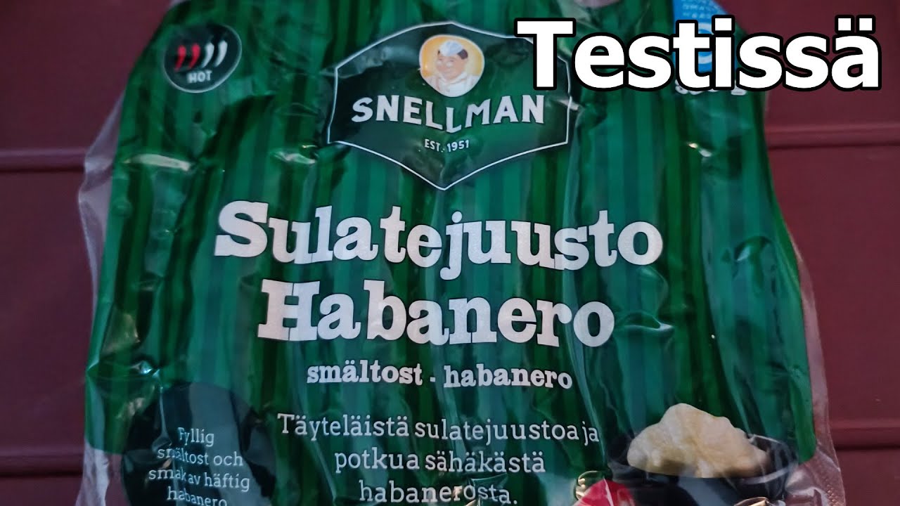 Makkaratesti #372 - Snellman - Sulatejuusto Habanero - YouTube