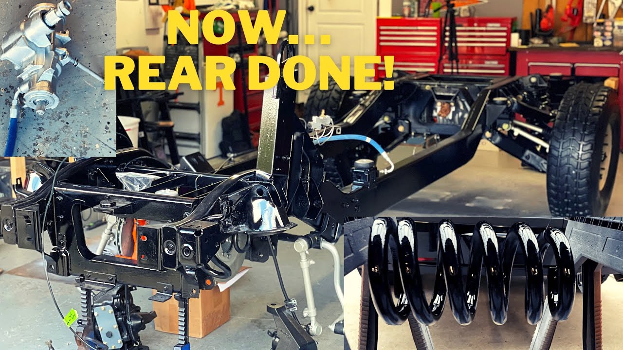 Humvee Rear End and Steering Box Install - YouTube