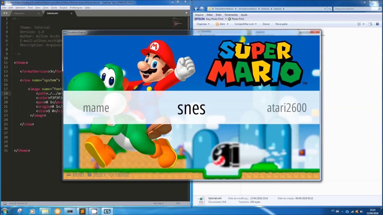 Tutorial: Criando Temas para Emulation Station - Parte 8 - YouTube