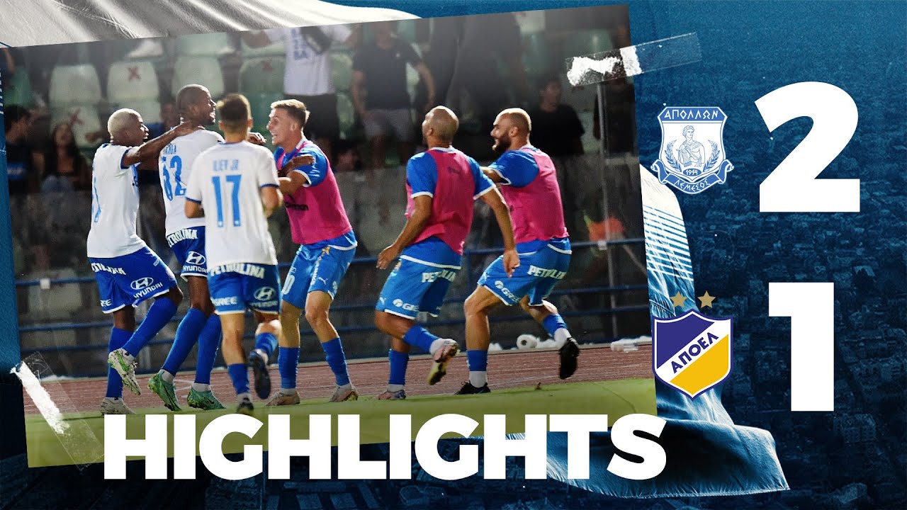 🖥 HIGHLIGHTS | ΑΠΟΛΛΩΝ - ΑΠΟΕΛ (2-1) - YouTube
