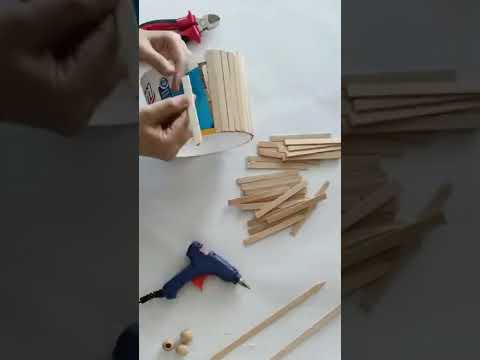 Yoğurt kabından sepet yapımı 😊 Kolaymış bu!