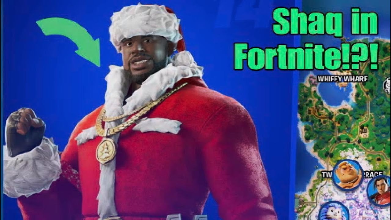 Where to Find Fortnite NPC Santa Shaq - Chapter 6 Season 1 - YouTube