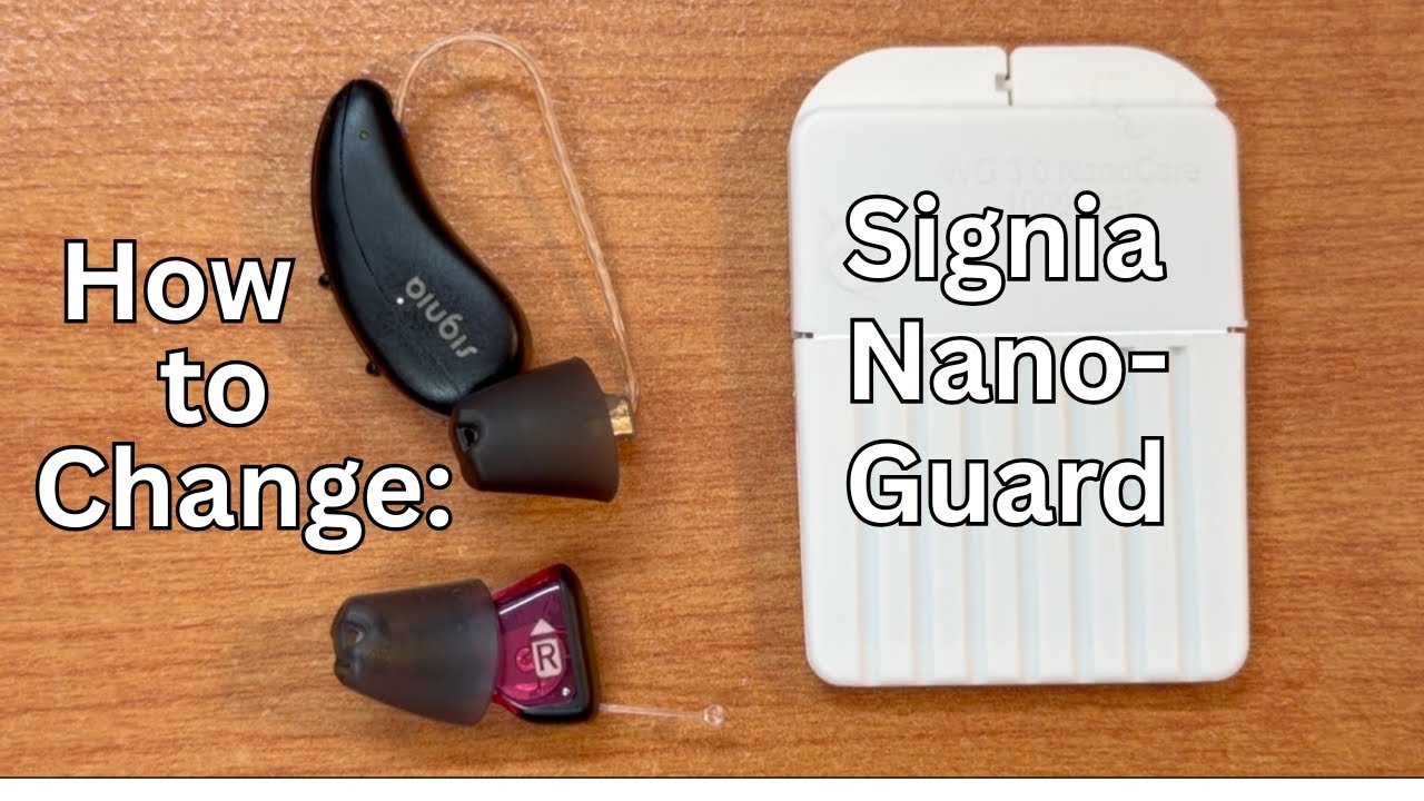 How to Change Signia Hearing Aid Wax Filters (NanoGuard) & Domes ...