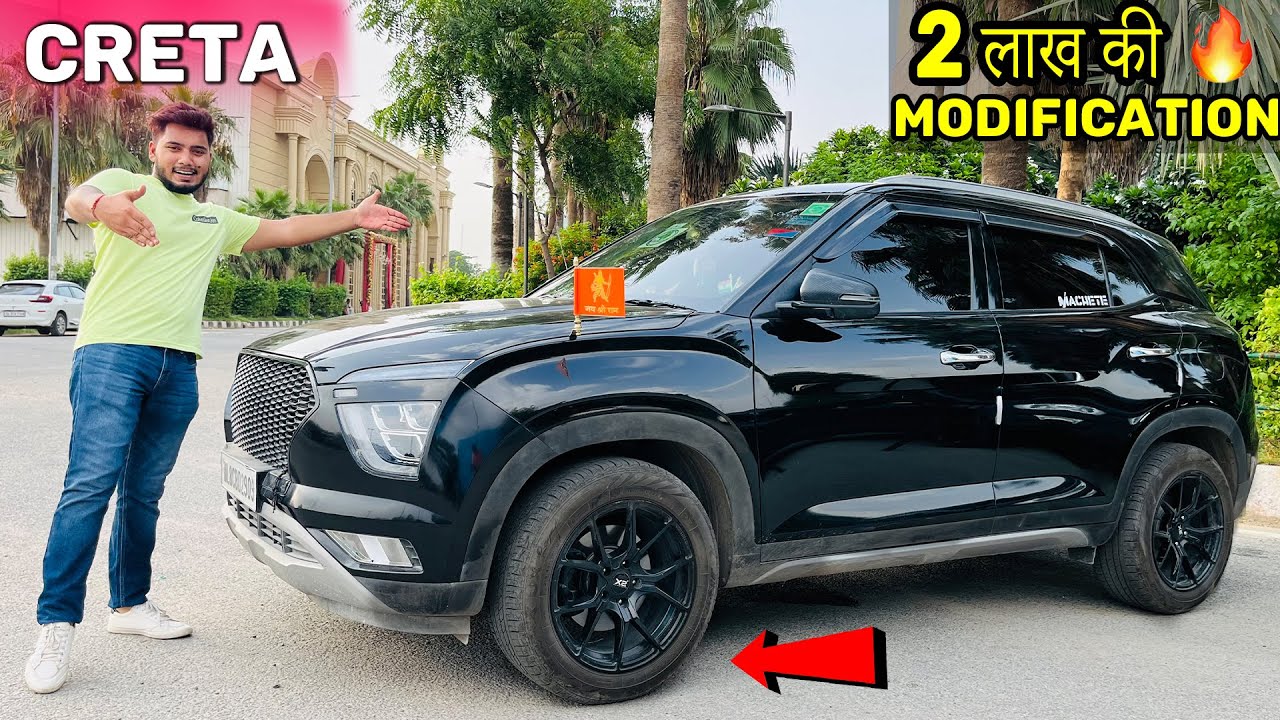 TOP Model Creta का ये क्या बाना दिया हे ⚡️⚡️ Hyundai Creta Modification ...