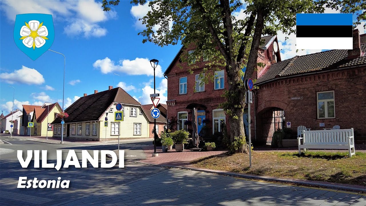 Viljandi, Estonia. A walk in the city centre. 4K - YouTube