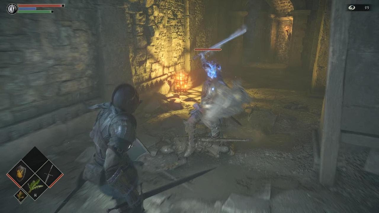 Demon's Souls Blue-eyed Knight - YouTube