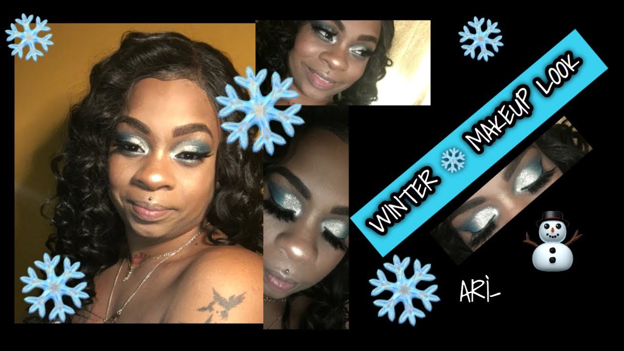 WINTER MAKEUP LOOK ️WITH ARÌ/ easy makeup 🎨 - YouTube