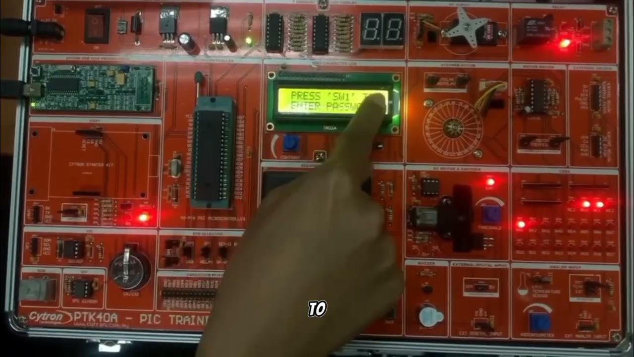 Embedded System Mini Project "Automatic System Lock Door" (EDI4153) - YouTube