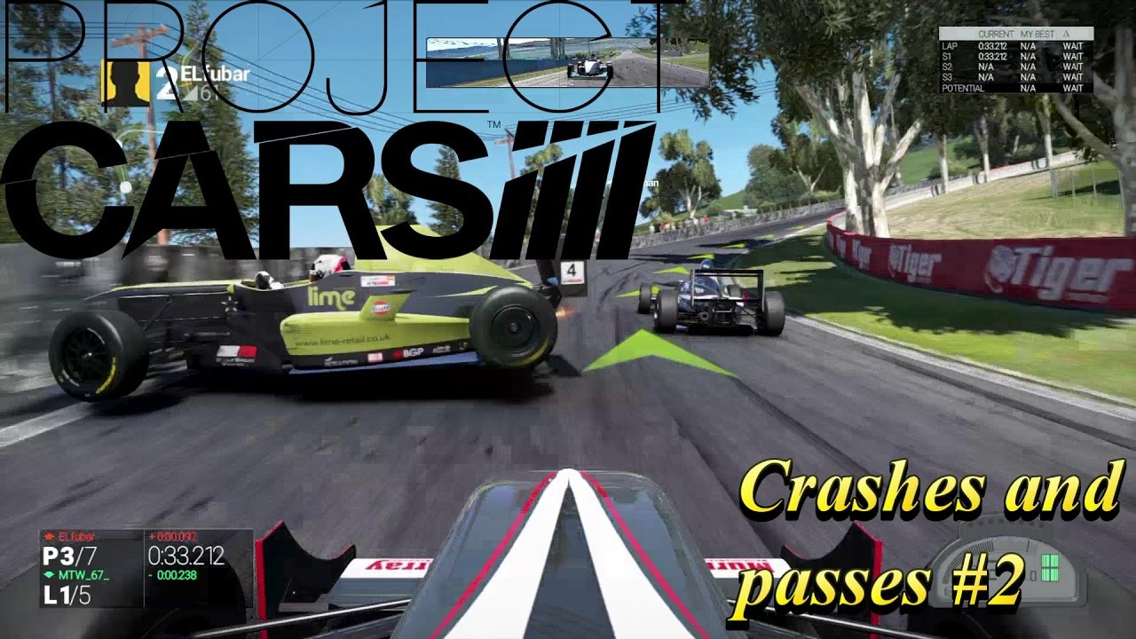 PS4 Project CARS Online - Crashes and passes #2 - YouTube