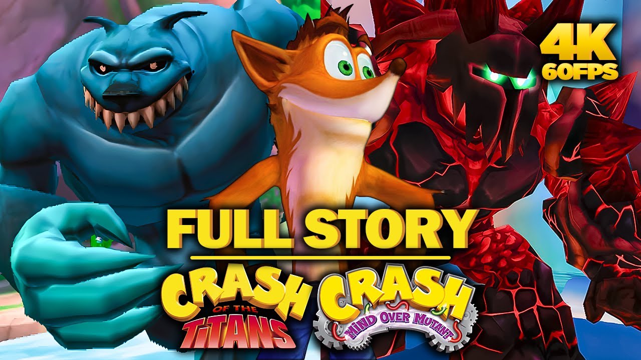 Crash of the Titans & Mind Over Mutant Full Movie Story All Cutscenes ...