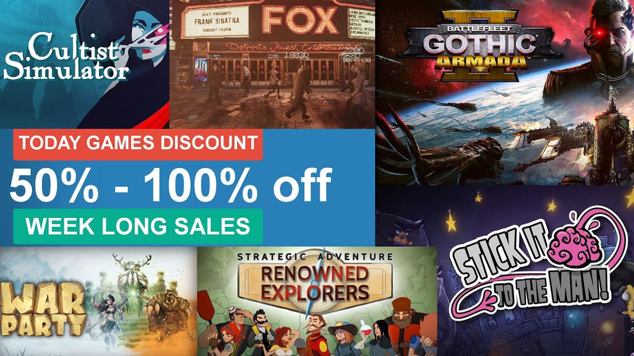Week long SALES May 28 FREE GAMES And GAMES DISCOUNT - YouTube