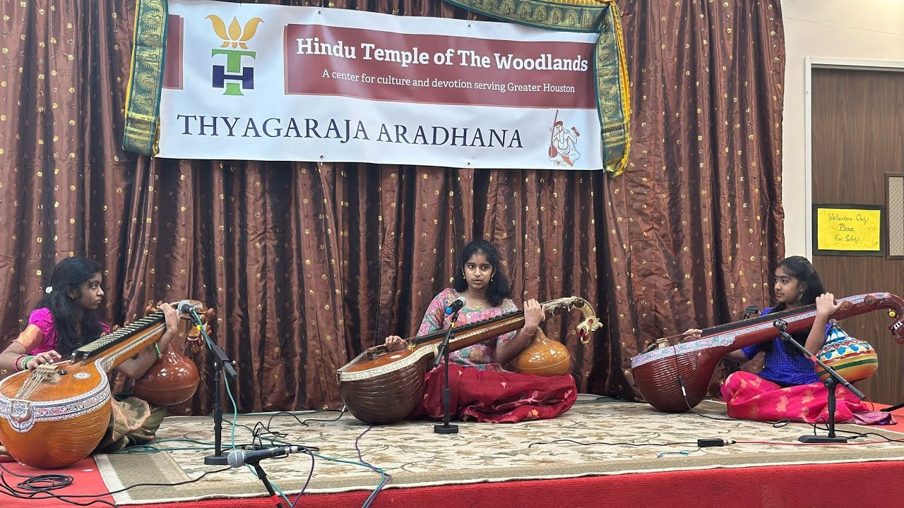 Veena Performance at Thyagaraja Aradhana 2025 at Hindu Temple of the ...