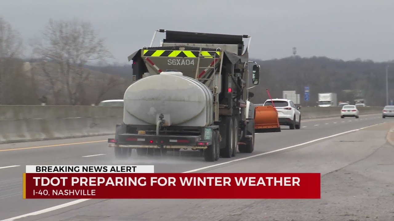TDOT prepares roadways for winter weather - YouTube