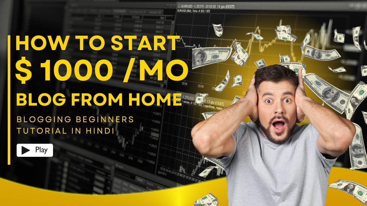 How To Start a $1000 Monthly Blog Beginners Tutorial LESSON 1 - YouTube