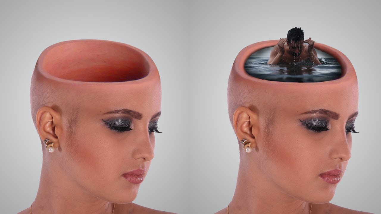 Combine Images In Photoshop Tutorial - YouTube