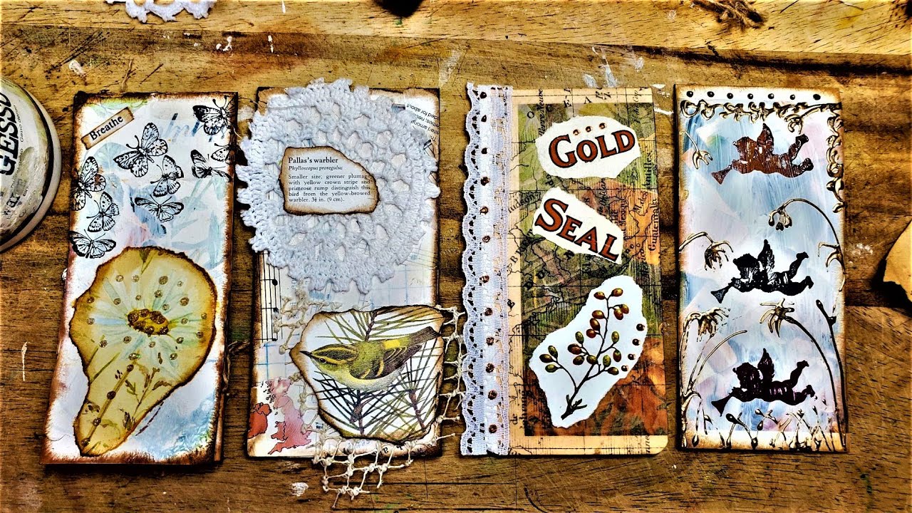 Junk Journal Using Up Book Pages Ep 66 Easy Fun Hangovers for Junk ...