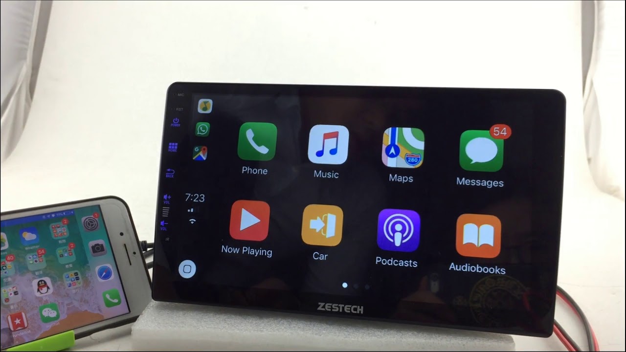 ZESTECH car DVD player with phone play function - YouTube
