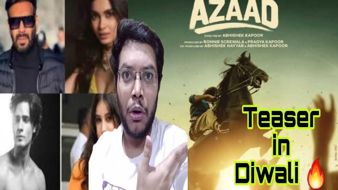 AZAAD FIRST POSTER REACTION | AZAAD MOVIE AJAY DEVGN | AZAAD TEASER RELEASE DATE | AAMAN, RASHA ...