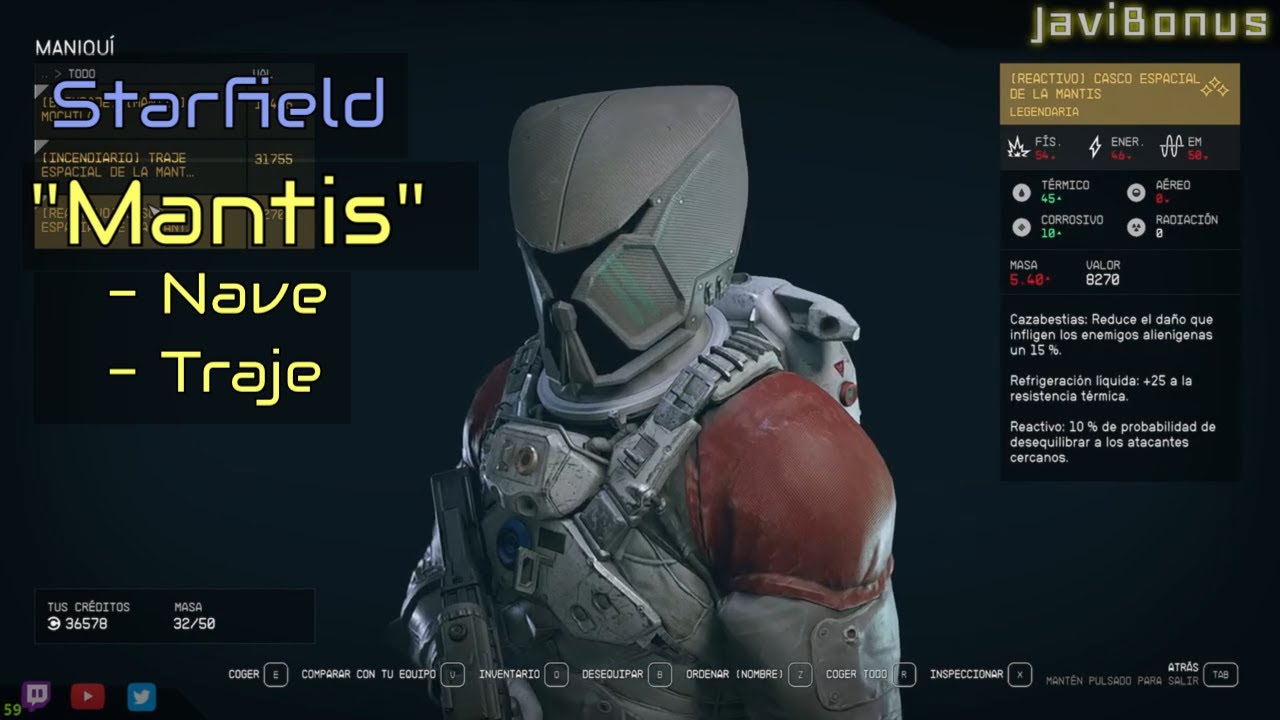 STARFIELD - Misión "MANTIS" completa. - YouTube