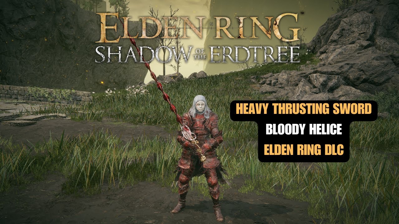 Heavy Thrusting Sword Bloody Helice Elden Ring - YouTube