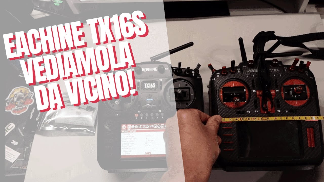 Eachine TX16S Unboxing e Confronto veloce con Radiomaster TX16S: Radio ...