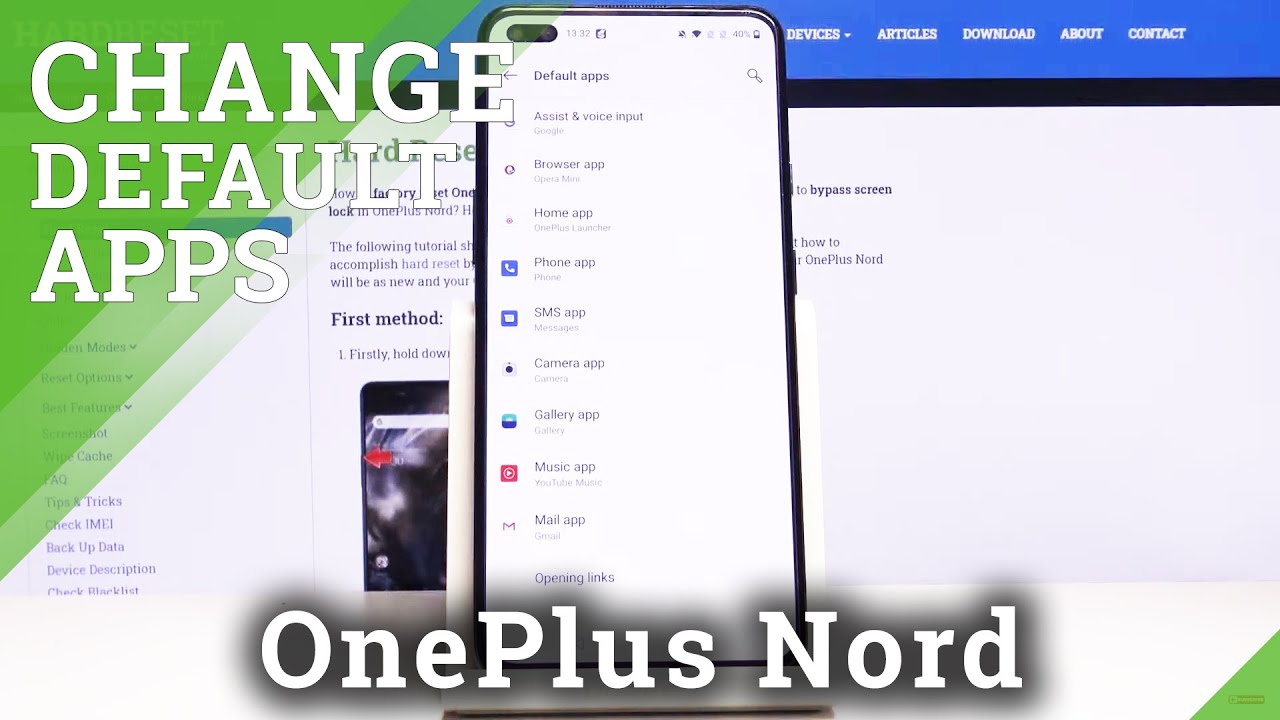 How to Set Default Browser in OnePlus Nord - YouTube