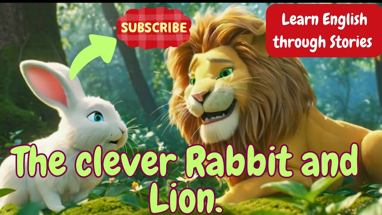 The clever Rabbit and the Lion || @Thecurioustales-9 || stories for ...