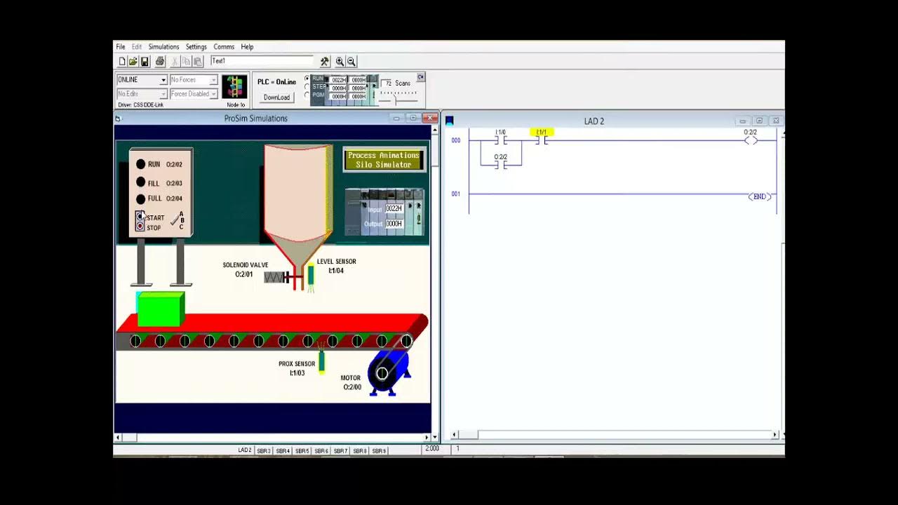 programacion PLC logixpro: Enclave y paro de emergencia - YouTube