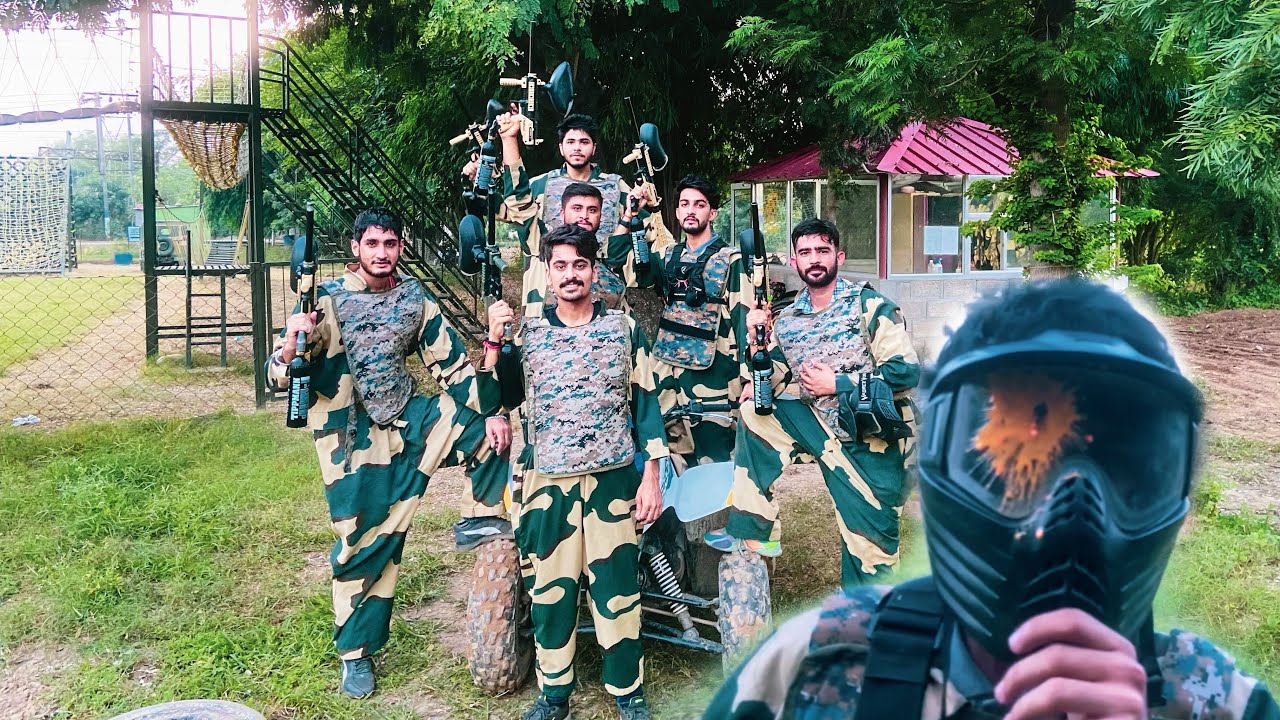 BGMI: Real Life Battle Ground || RAJVERX || Paint Ball || - YouTube