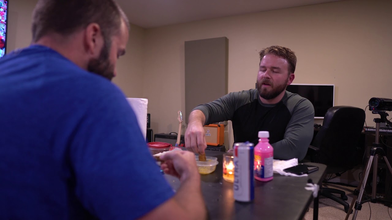 Nathan and Michael eat wings, answer questions - YouTube