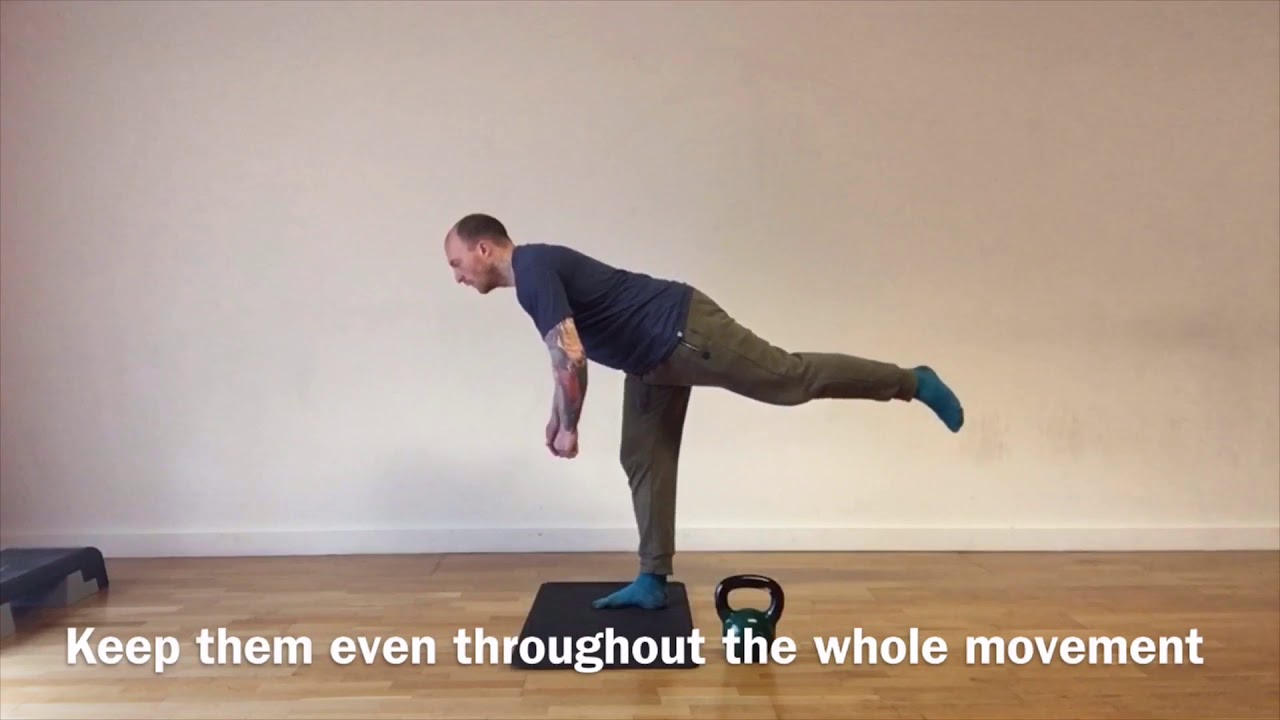 Simple single leg drills. - YouTube