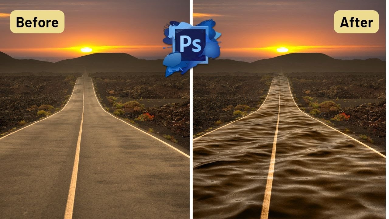 How to Create Wavy Effect in Photoshop ||Very Easy|| Photoshop trick ...
