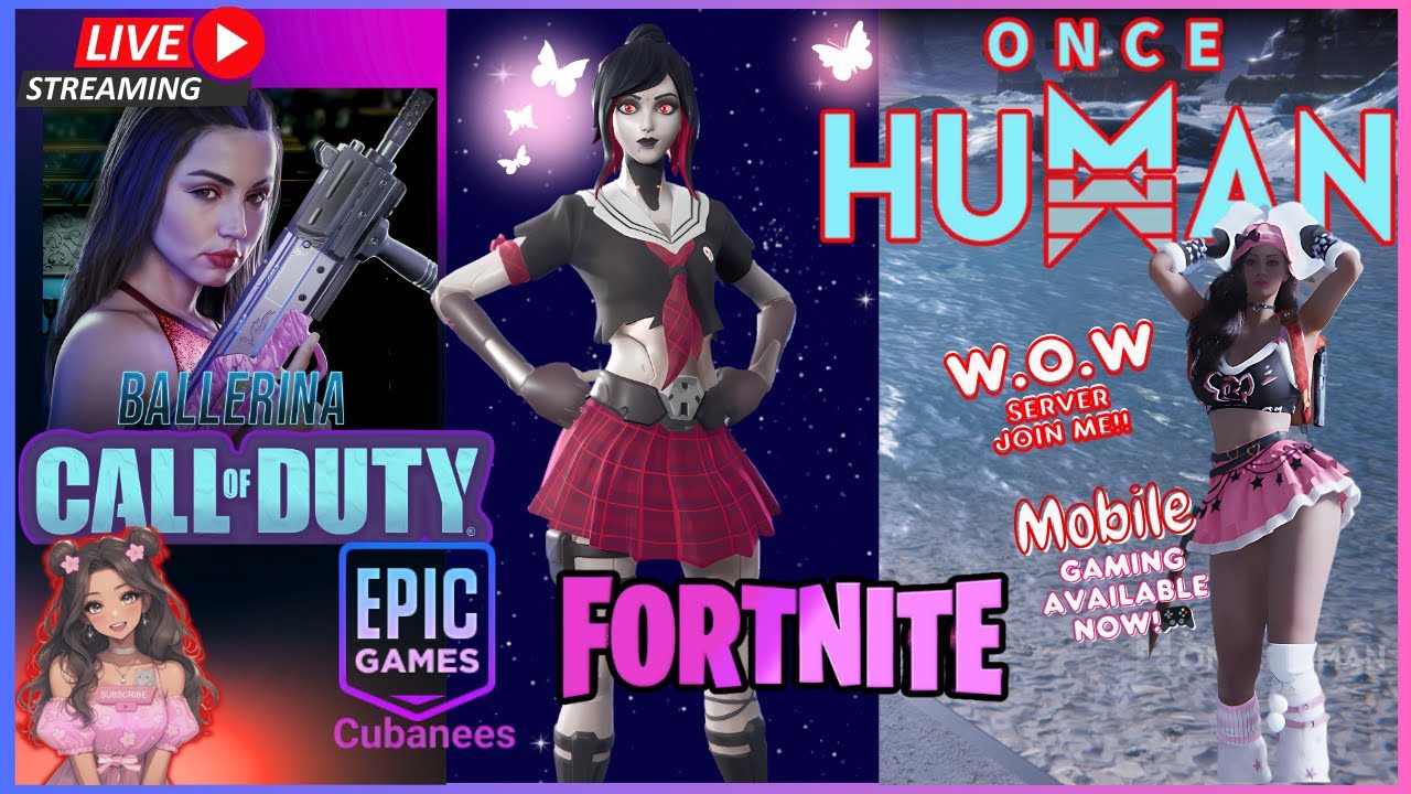Fortnite NEW Season Hype! 💥 → COD6 Chaos → Once Human W.O.W. 🐾 | Live With Friends ♡ - YouTube