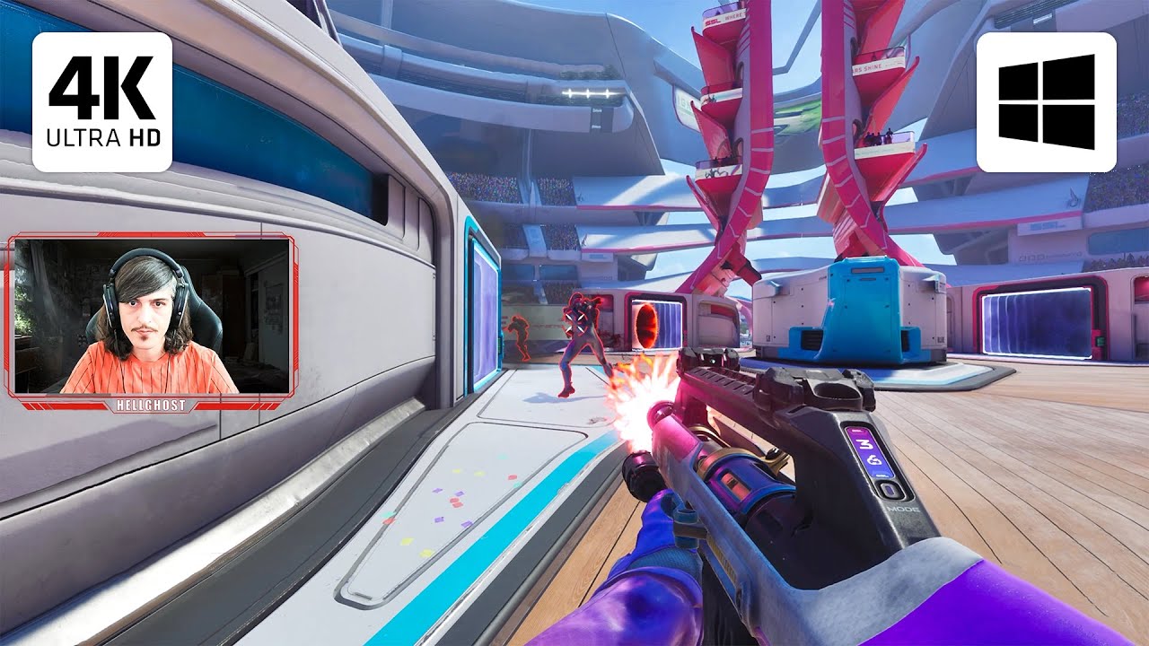 Splitgate 2 Alpha Test First Gameplay in 2024 ( 4K Ultra Quality ...
