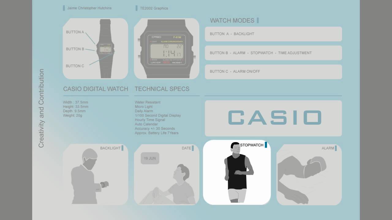 Casio Watch Infographic - YouTube