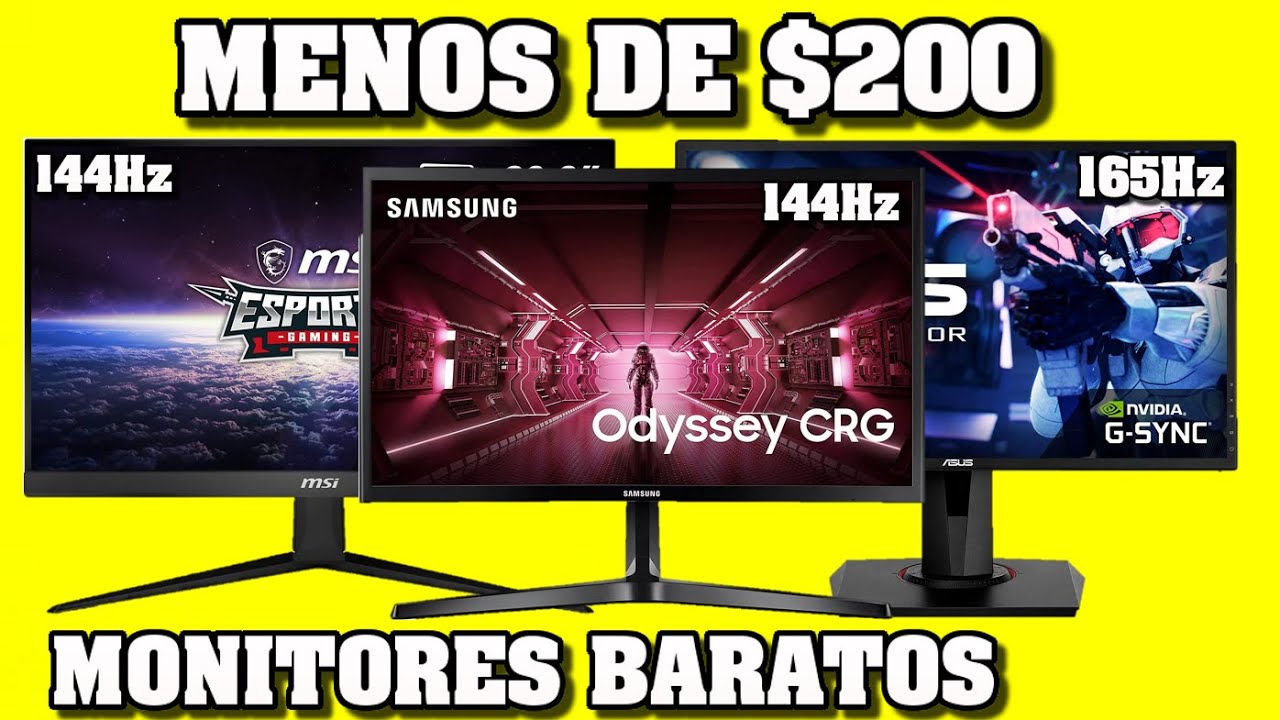👉 TOP 3 MONITORES GAMING BARATOS 144Hz ¡QUE PUEDES COMPRAR EN 2024 ...
