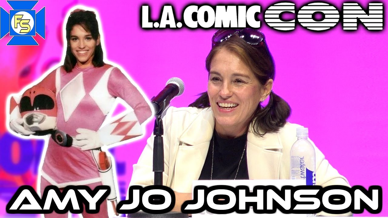 PINK POWER RANGER Amy Jo Johnson Panel – L.A. Comic Con 2024 - YouTube