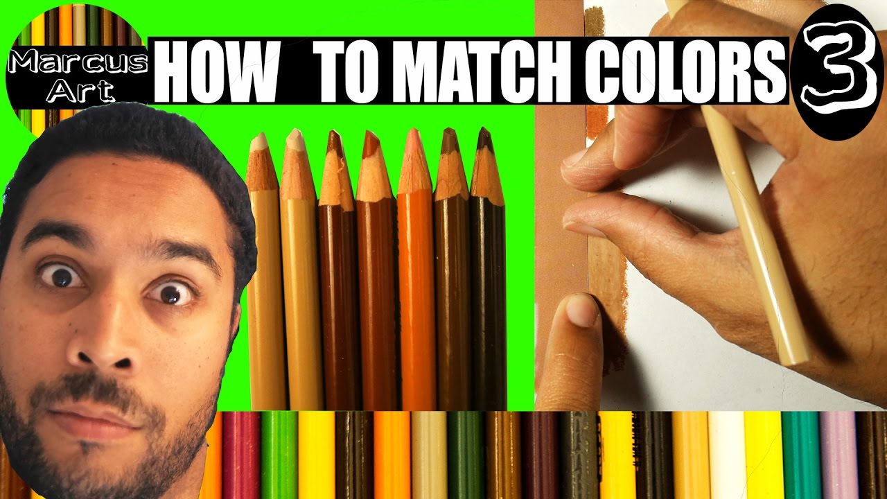 How to match colors with pencils - YouTube