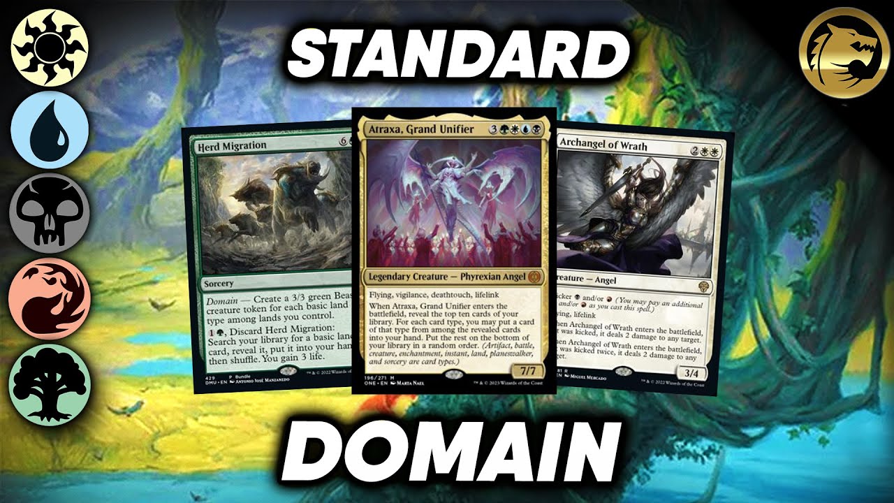 ☀💧💀🔥🌳 PRO TOUR WINNING DECK! Domain Ramp | MTG Arena Standard Deck ...