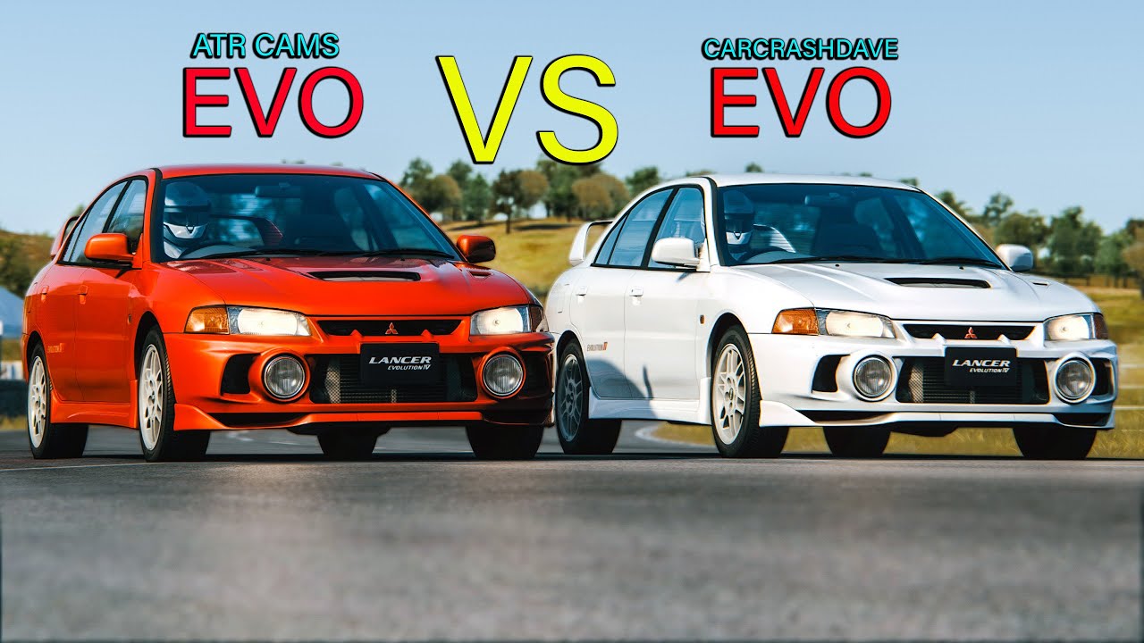 EPIC Mitsubishi Evo Time Trial Showdown - ATR Cams Vs CarCrashDave ...