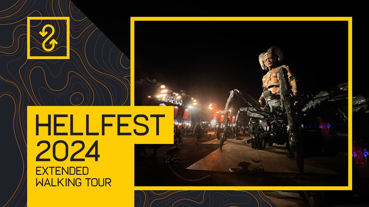 Hellfest 2024 Walking Tour (Extended version) / Welcome to Infernopolis ...