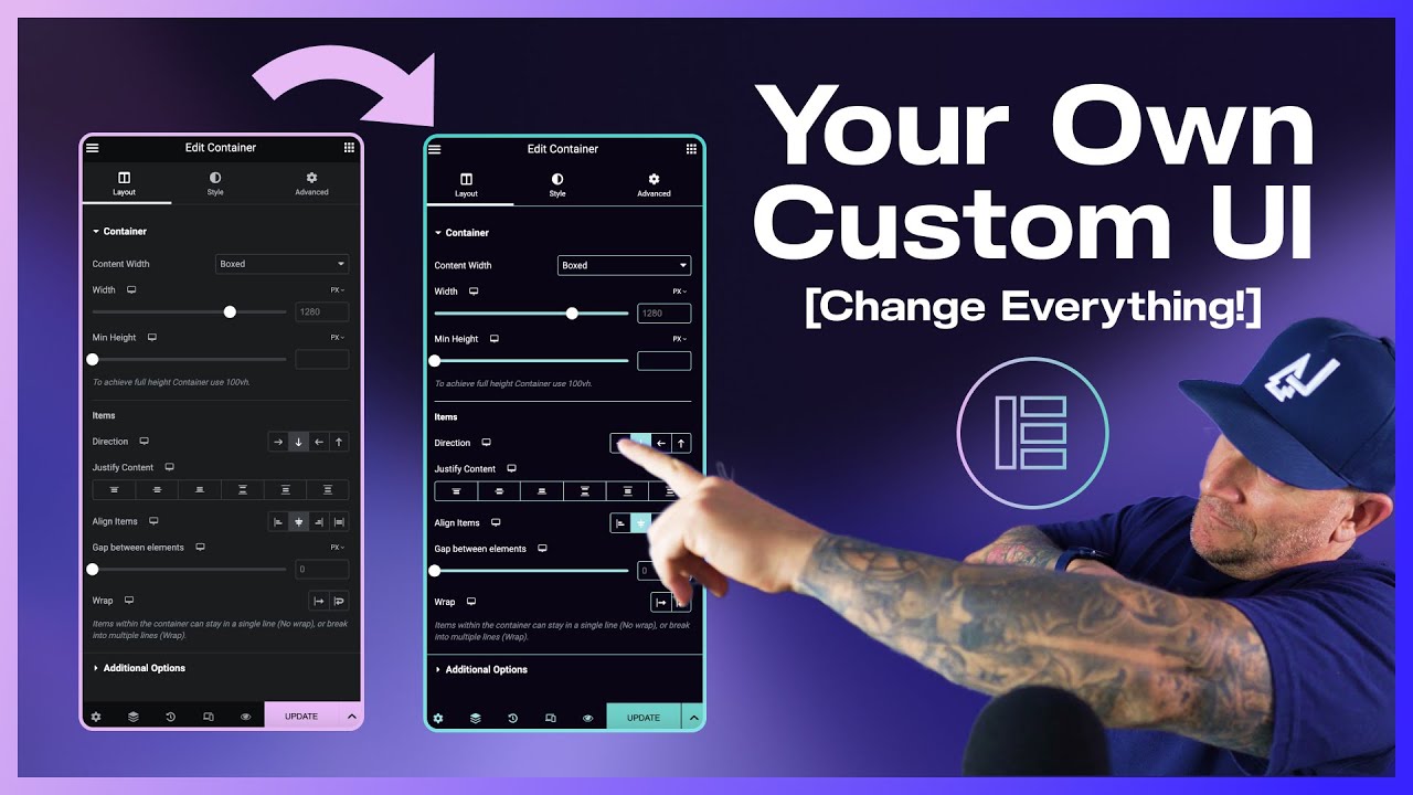 Customize Elementor’s Editor UI No Plugin - Change All Colors! - YouTube