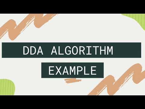DDA line drawing Algorithm|Example|Malayalam tutorial #DDA_line_drawing ...