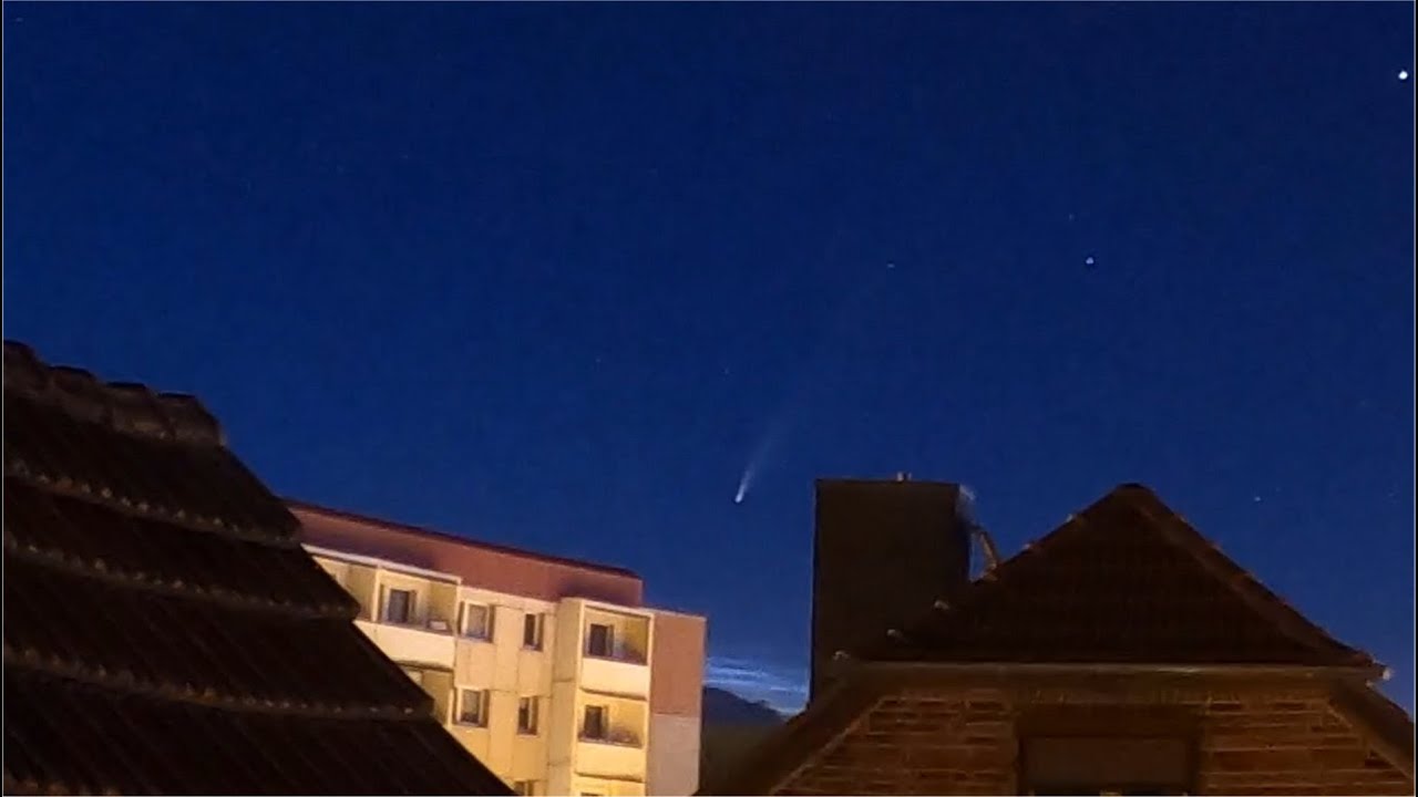 Komet Neowise mit der GoPro Hero8 gefilmt | Astronomie.de - Der ...