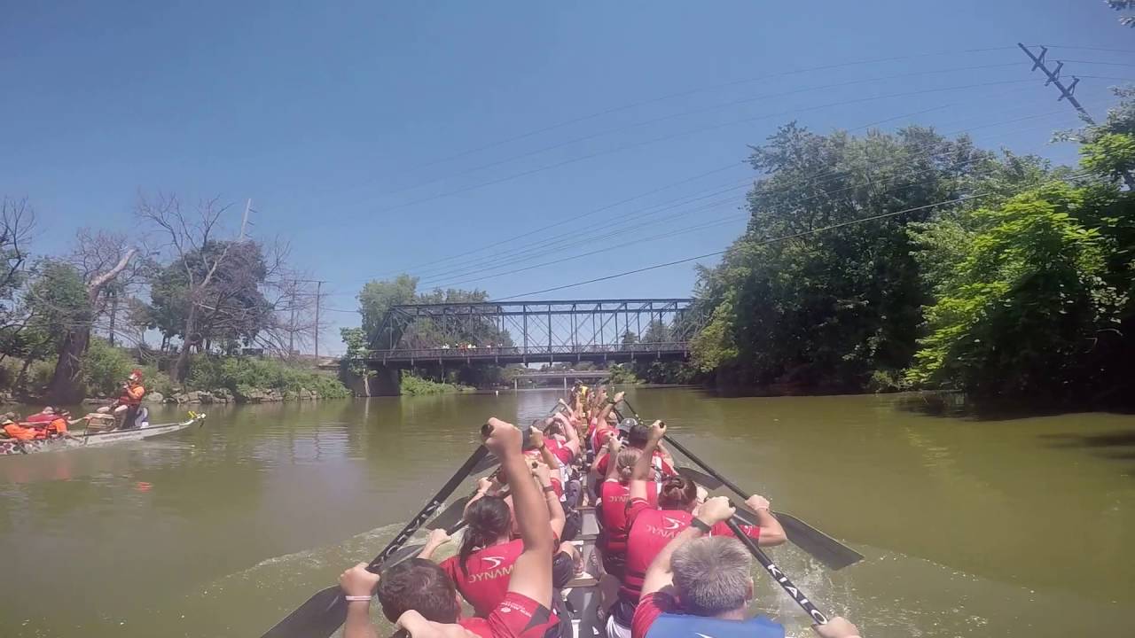 Final Race Fort Wayne Dragon Boat Festival - YouTube