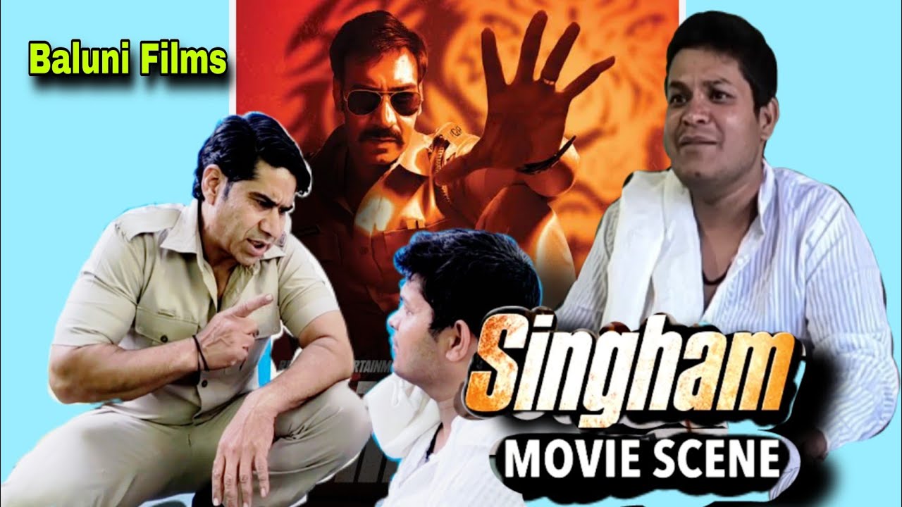 Ajay devgan | Prakash Raj | best dialogue scene | singham | Baluni ...